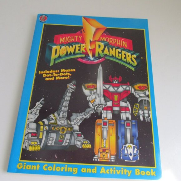 Power Ranger | Toys | 9s Power Rangers Activity Books 994 Power Rangers ...